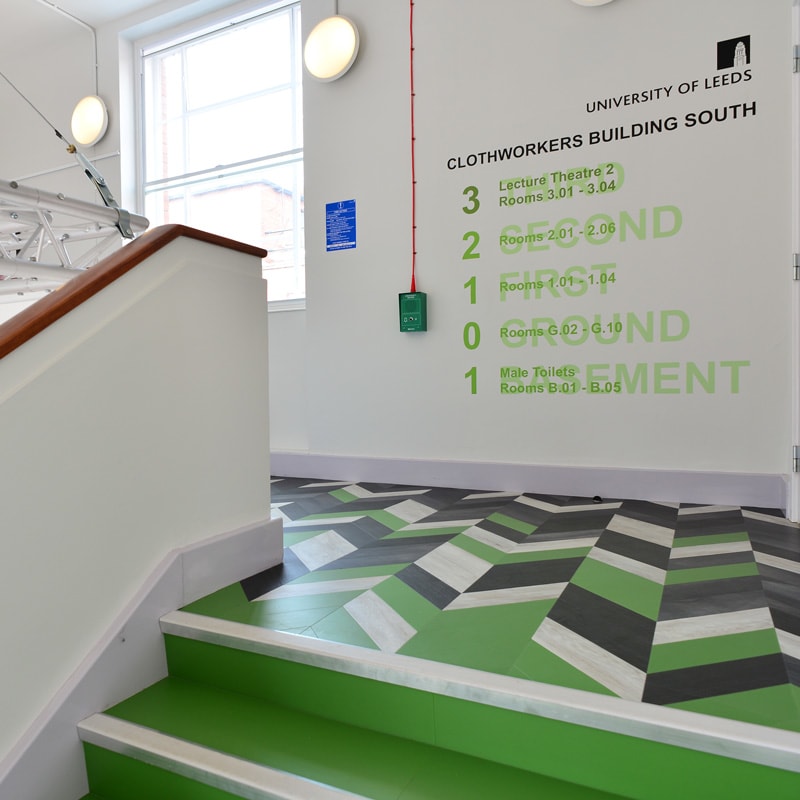 Project: Clothworkers, University of Leeds - Amtico Commercial