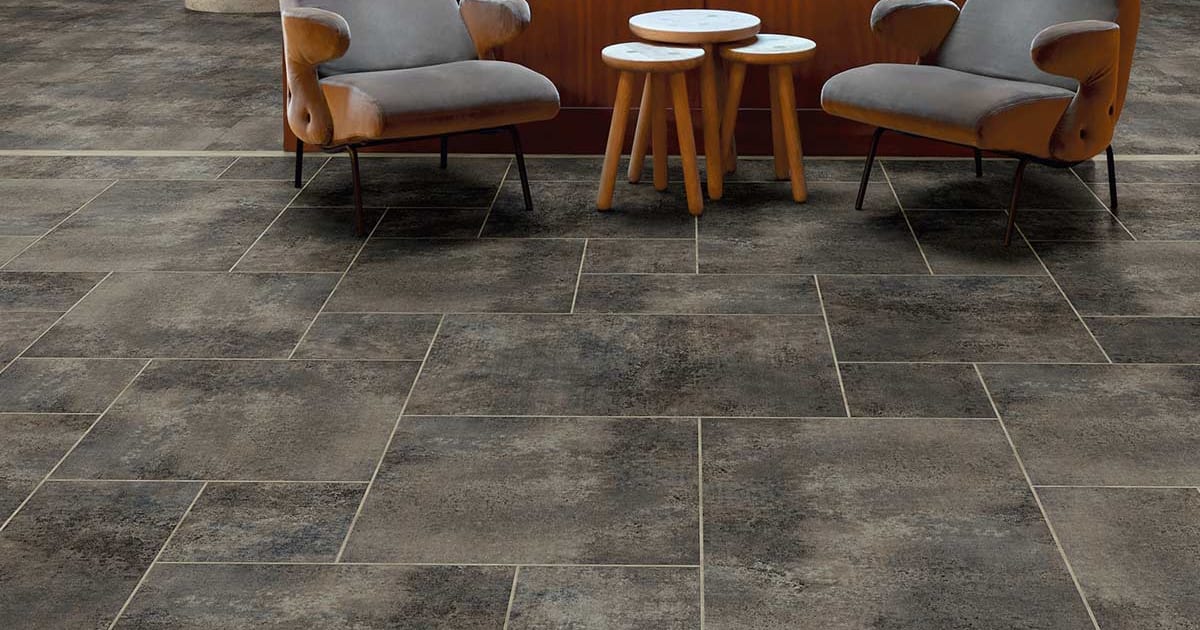 Grand Flagstone DC583 | An LVT Design floor for Commercial spaces