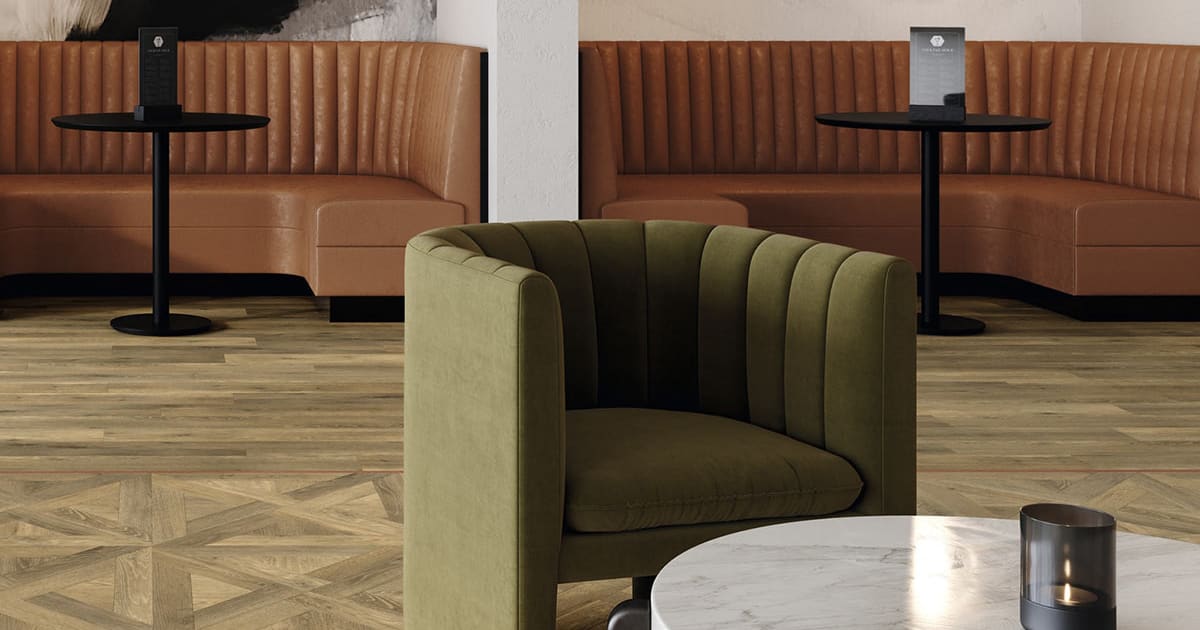 French Weave DC549 | An LVT Design floor for Commercial spaces