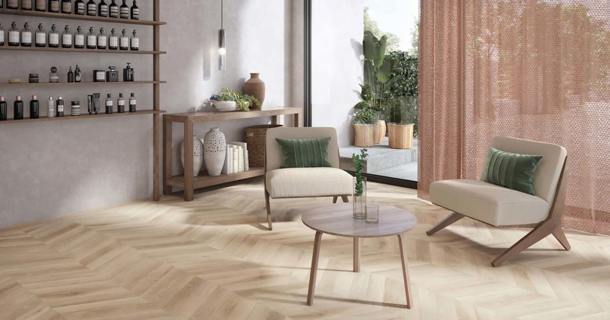 Chevron DC501 | An LVT Design floor for Commercial spaces