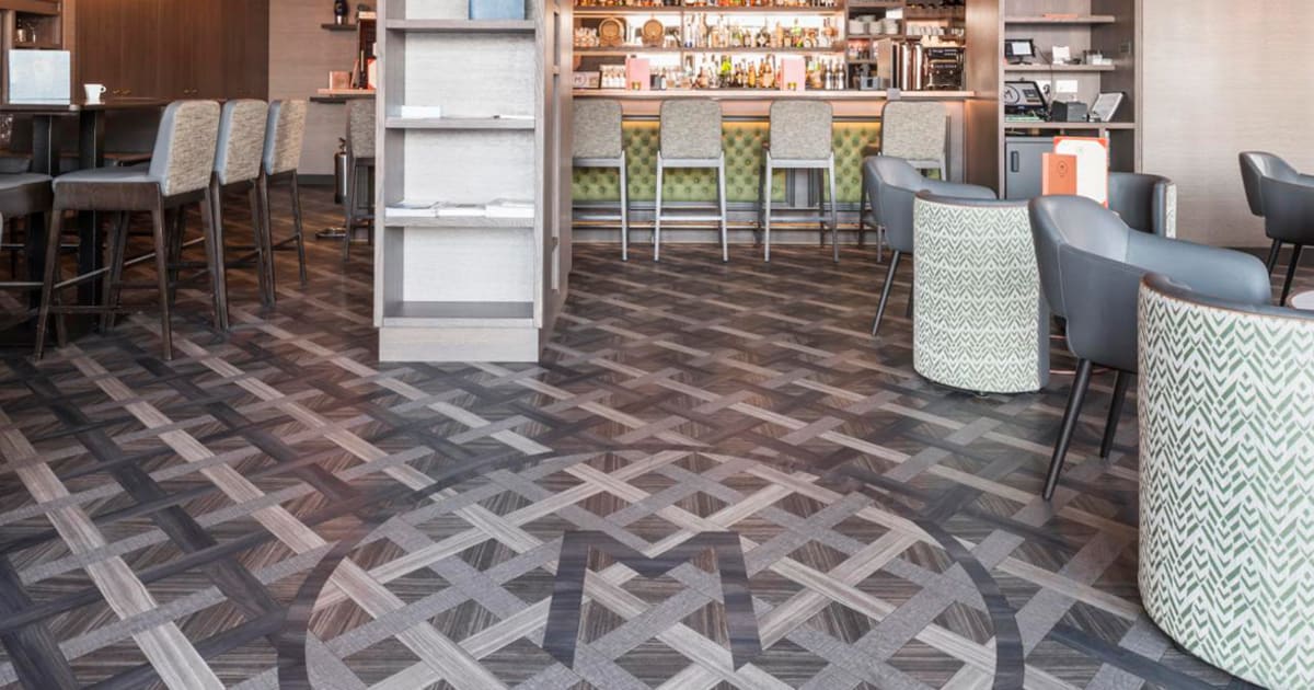Branding in LVT floor design - Amtico Commercial