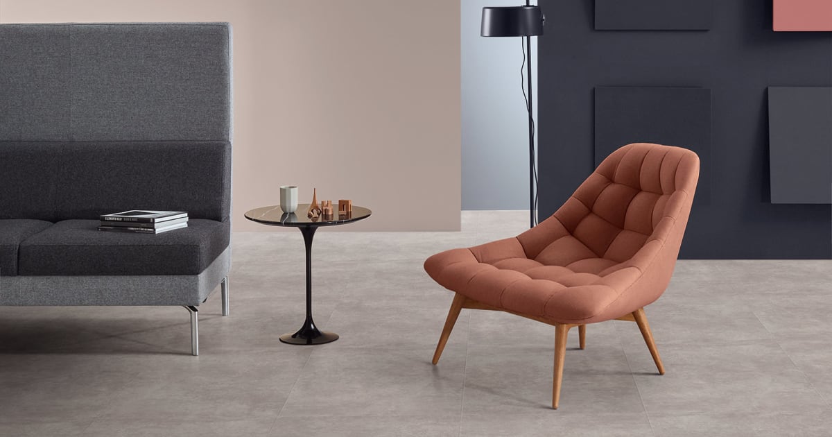 Concrete LVT-golvdesign: Urban, modern och funktionell – Amtico Commercial