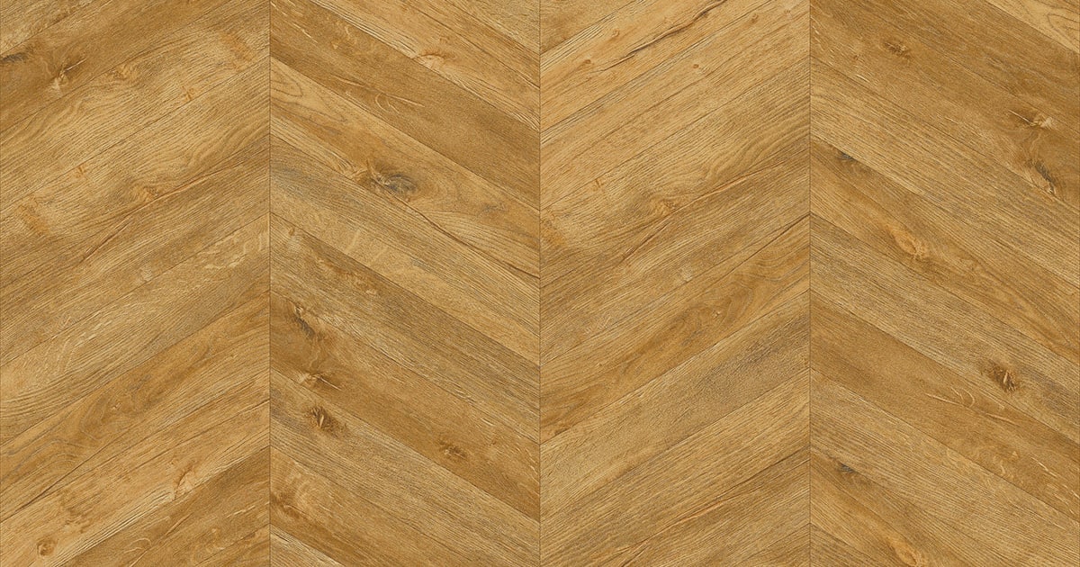 Rural Oak in Chevron | LVT Design flooring by Amtico