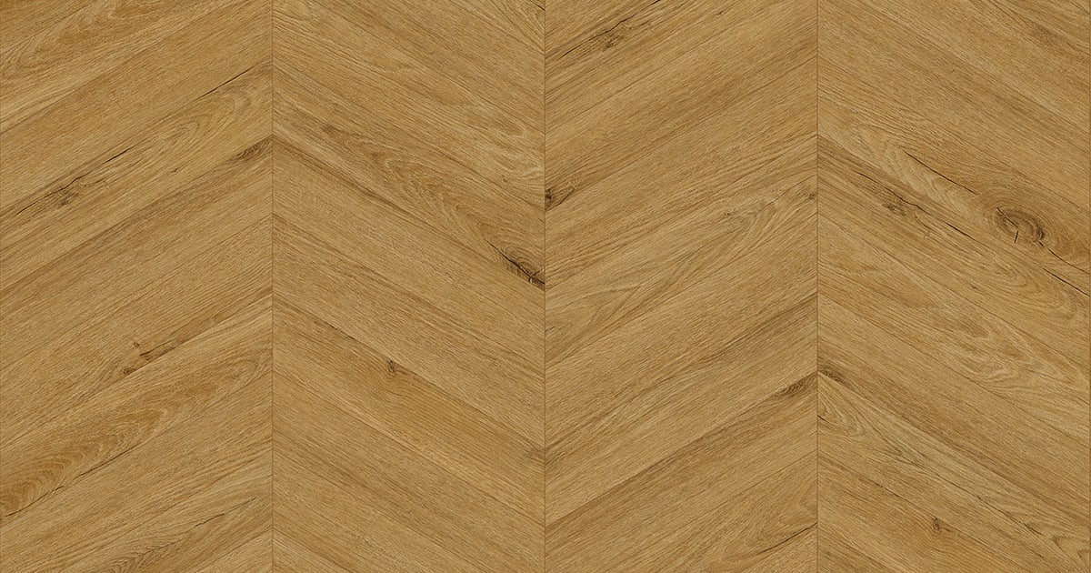 Langdon Oak in Chevron | LVT Design flooring by Amtico