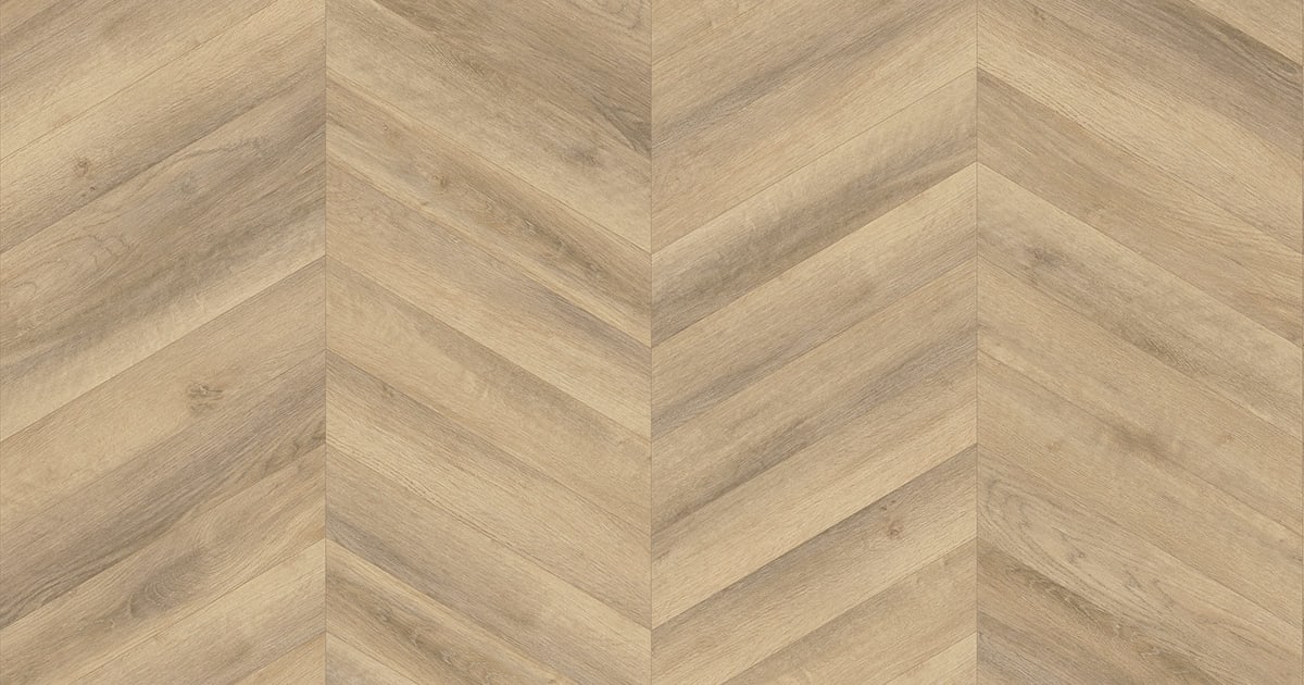 Larvik Oak in Chevron | LVT Design flooring by Amtico