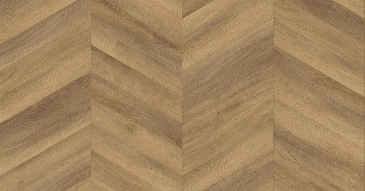 Falun Oak in Chevron | 0.7mm Commercial LVT Flooring from Amtico