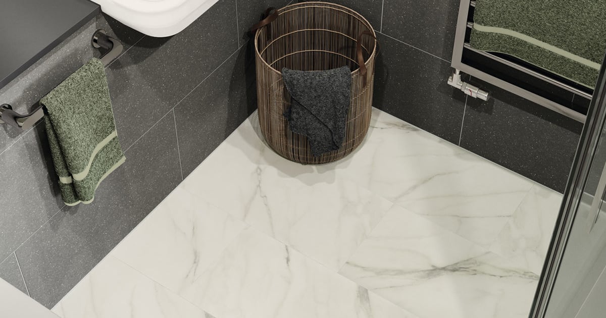 Clarence Marble: LVT flooring from the Amtico First Collection