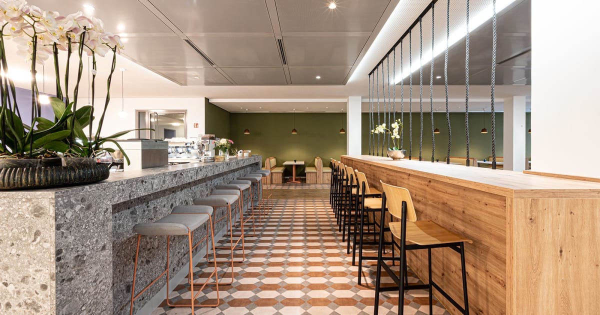Projekt: Westsite Kantine, München - Amtico Commercial