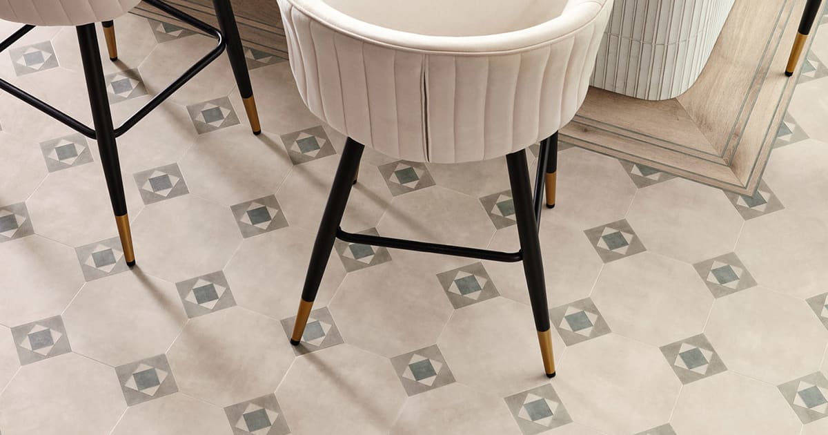 Octagon Key Grace | DC497 | Elegant Victorian-inspired floor designs ...