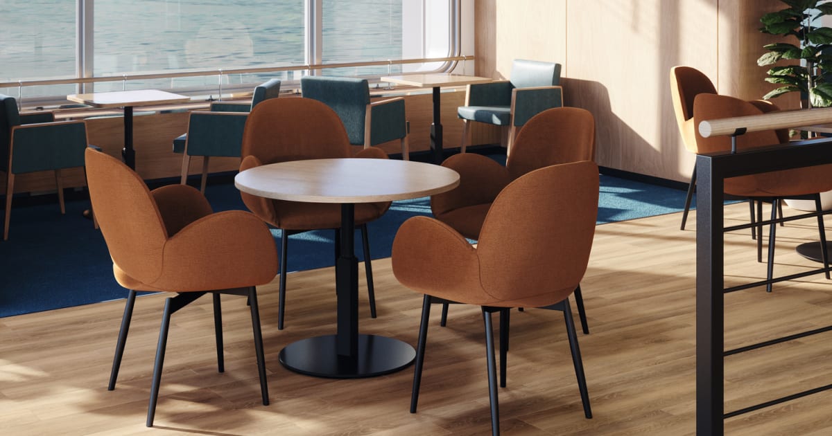 Matlo Oak | IMO-zertifizierter LVT-Bodenbelag für die Schifffahrt ...