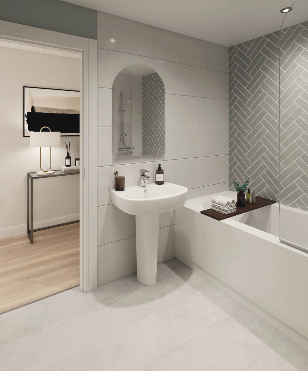 Hushed Oak SB5W3084 | Click vinyl flooring from Amtico