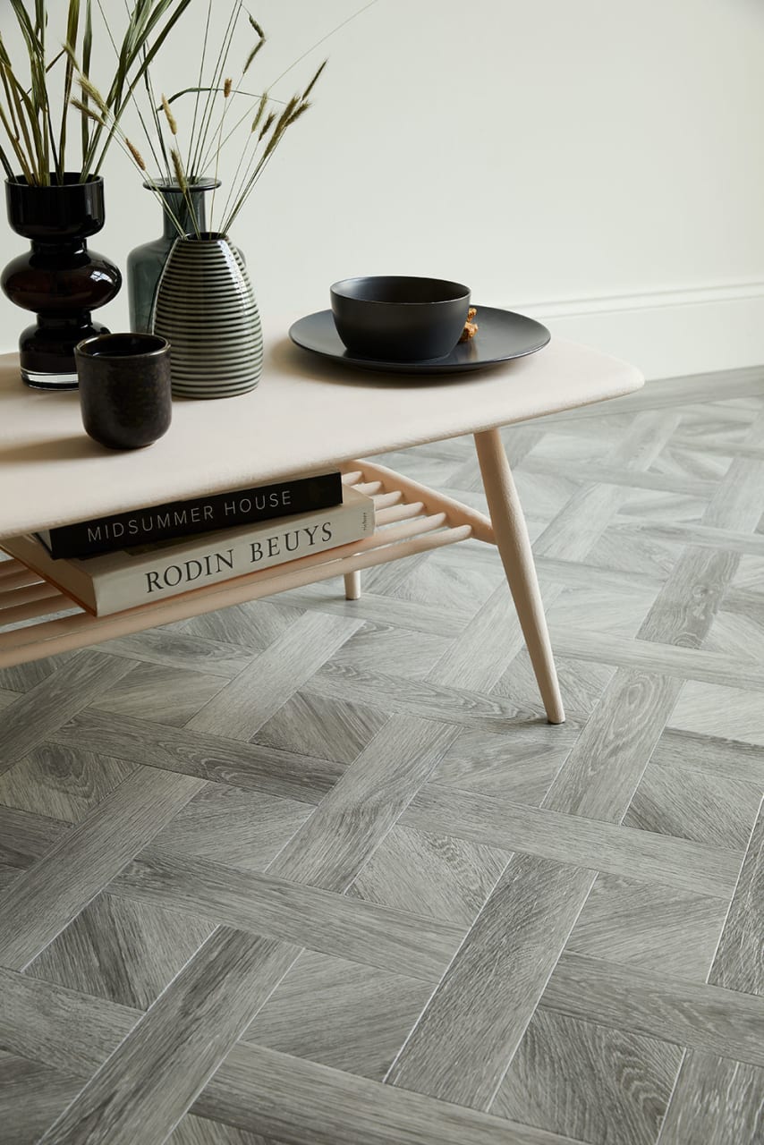 Valley Oak in Basket Weave: LVT Design flooring by Amtico
