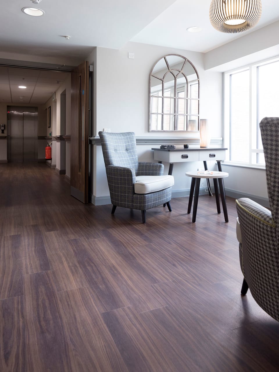 Exotic Walnut: Commercial LVT Flooring from the Amtico Spacia Collection
