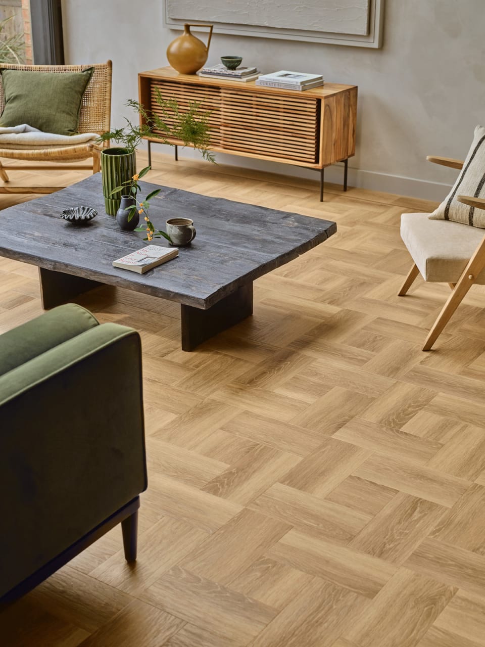 Matlo Oak in Broad Weave | LVT Design flooring by Amtico