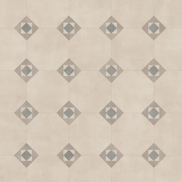 Classic Aquamarine | DC623 | Victorian-inspired floor tiles | Amtico Décor